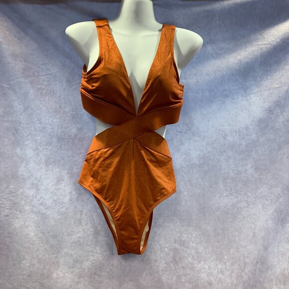 Cupshe | Swim | Cupshe One Piece Deep V High Leg Bathing Suit | Poshmark